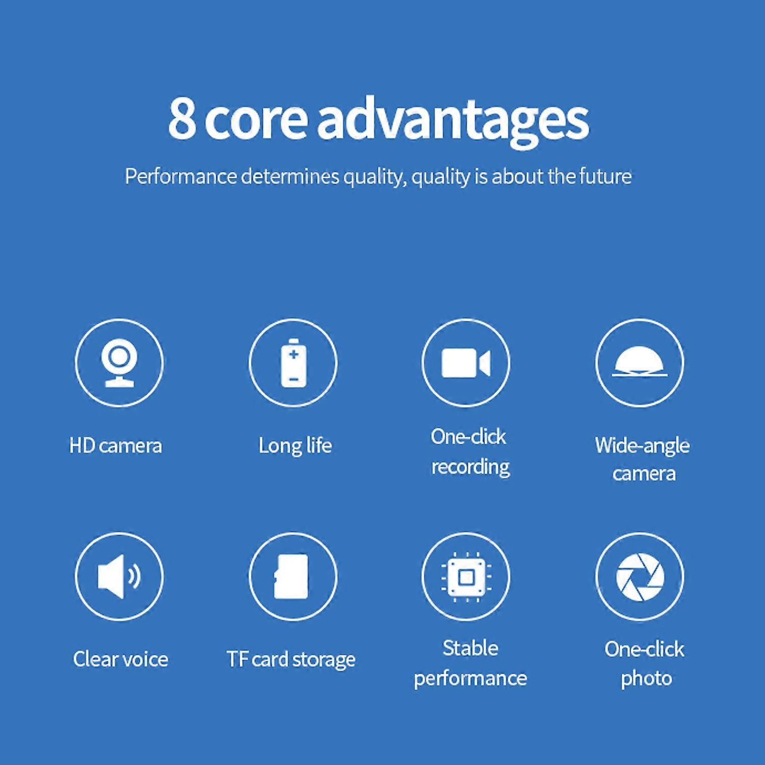 T189 Mini Camera 720P Recorder HD Secret Camera Wearable Loop Recorder ...