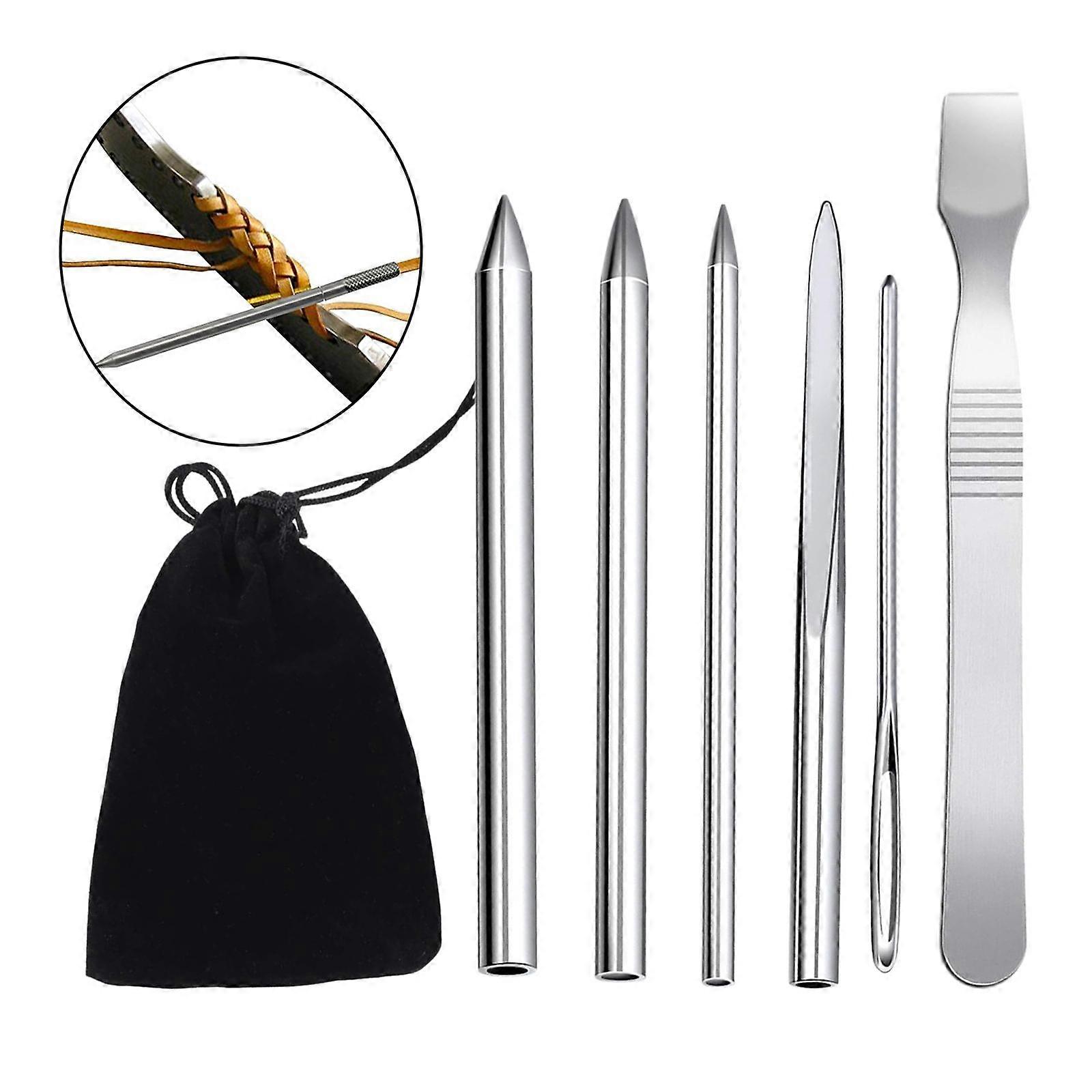 Stitching Set Stainless Steel Lacing FID Knotter Tools | Fruugo UK