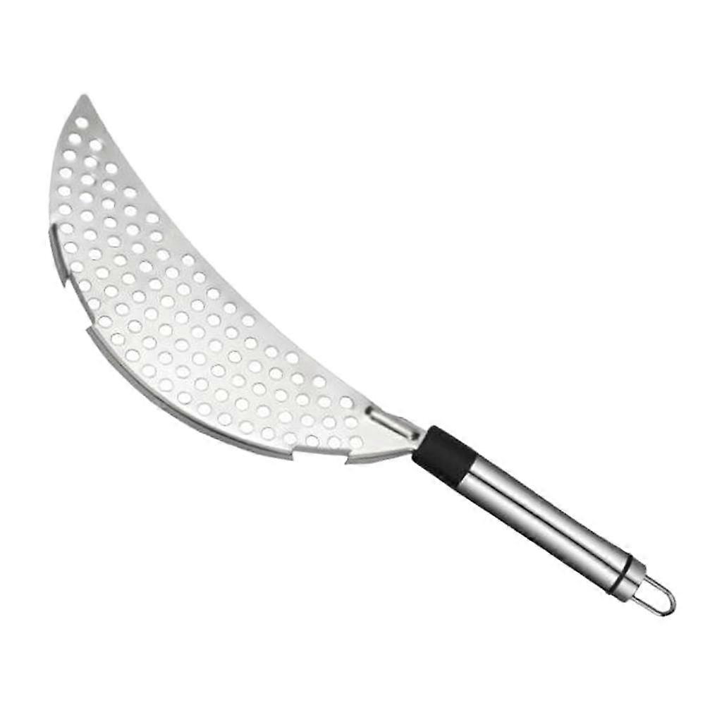 Half Moon Stainless Steel Pot Strainer Half Colander for Frying Pan ...