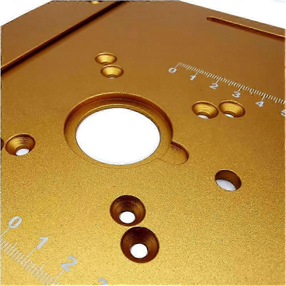 Router Table Insert Plate W/Miter Gauge for Woodworking Benches Table ...