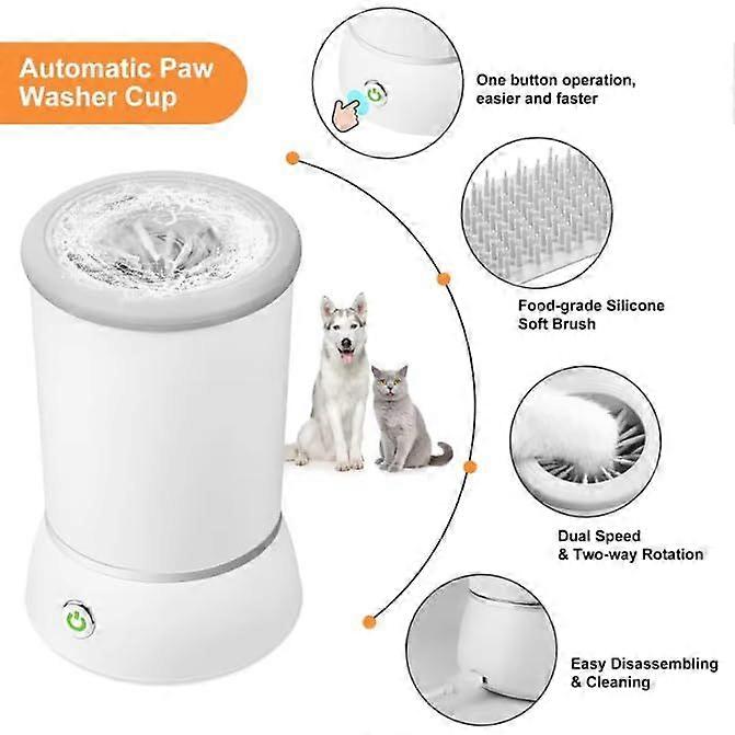 Automatic Dog Cat Paw Cleaning and Disinfection Device, Automatic Dog ...