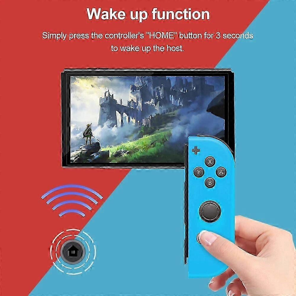 Switch JoyPad Joycons Controller For Nintendo Switch with Wrist Strap Joystick Gamepad Joy Cons ...