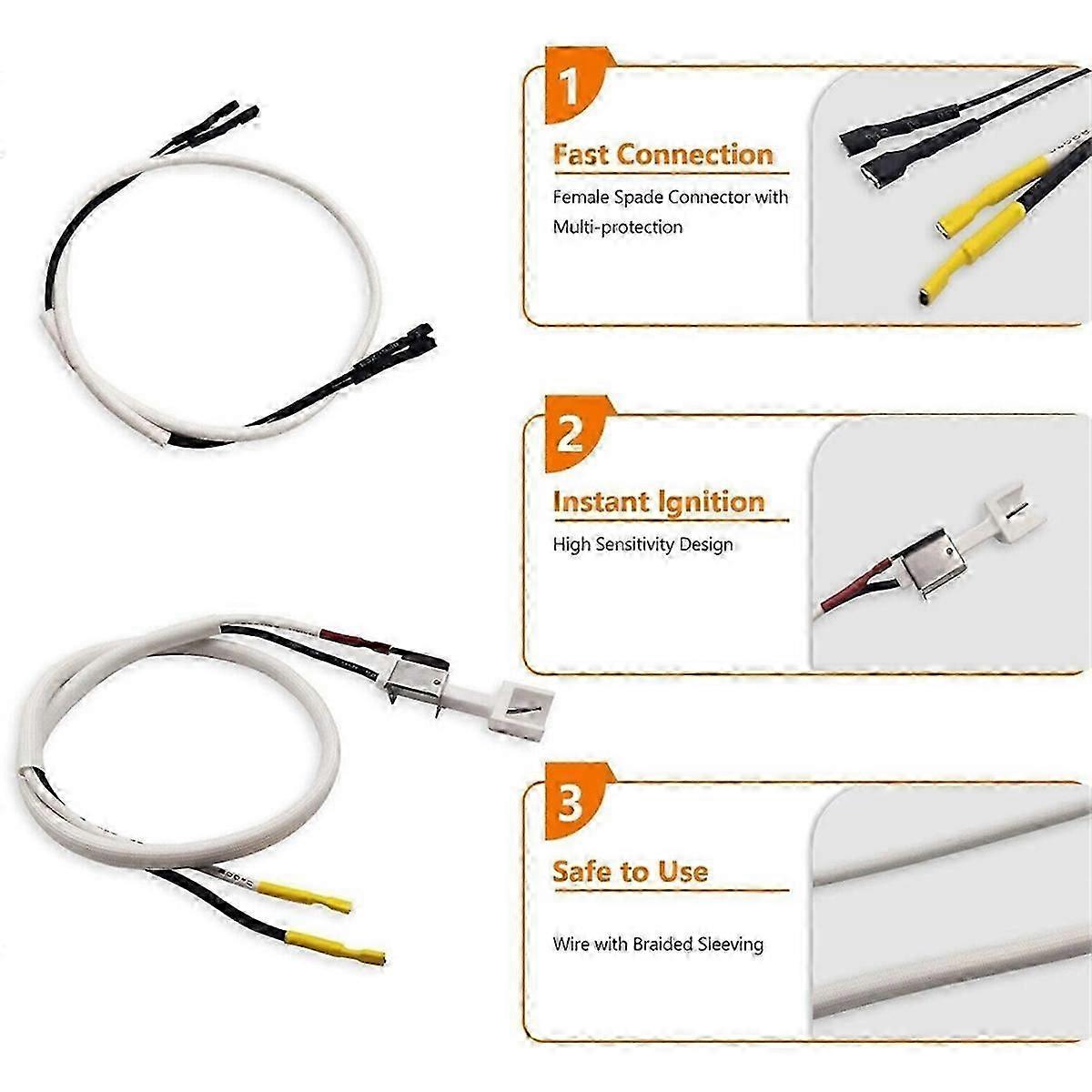 7642 Grill Igniter Kit for Weber Spirit I&II 210-310 Gas Grill ...