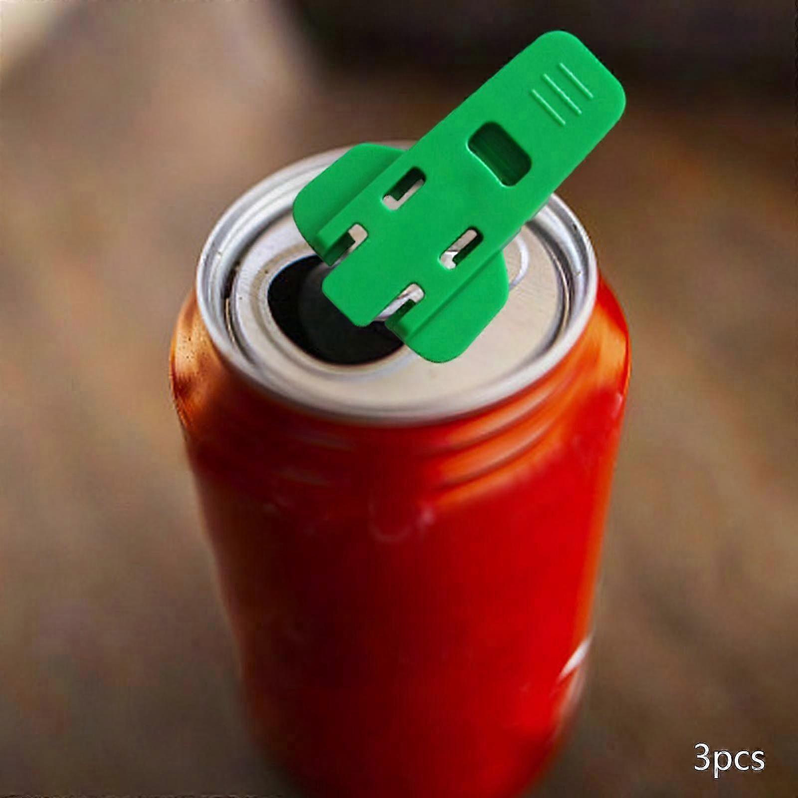 3Pcs Beverage Can Opener, Beverage Can Protector Portable Compact Easy ...
