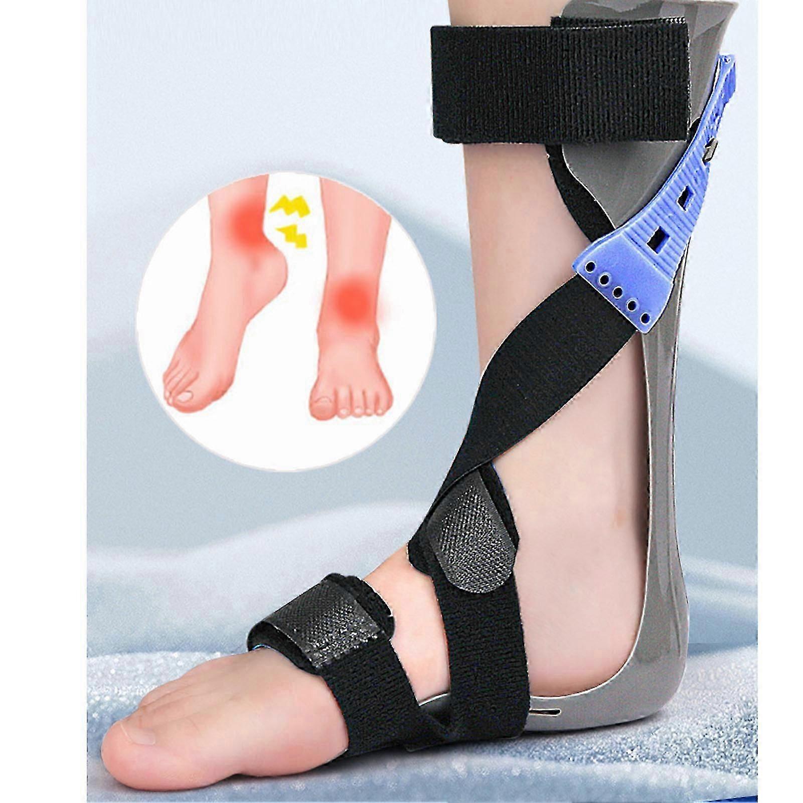 Foot Drop Brace Elastic Straps Ankle Foot Orthosis Posture Correct Half ...