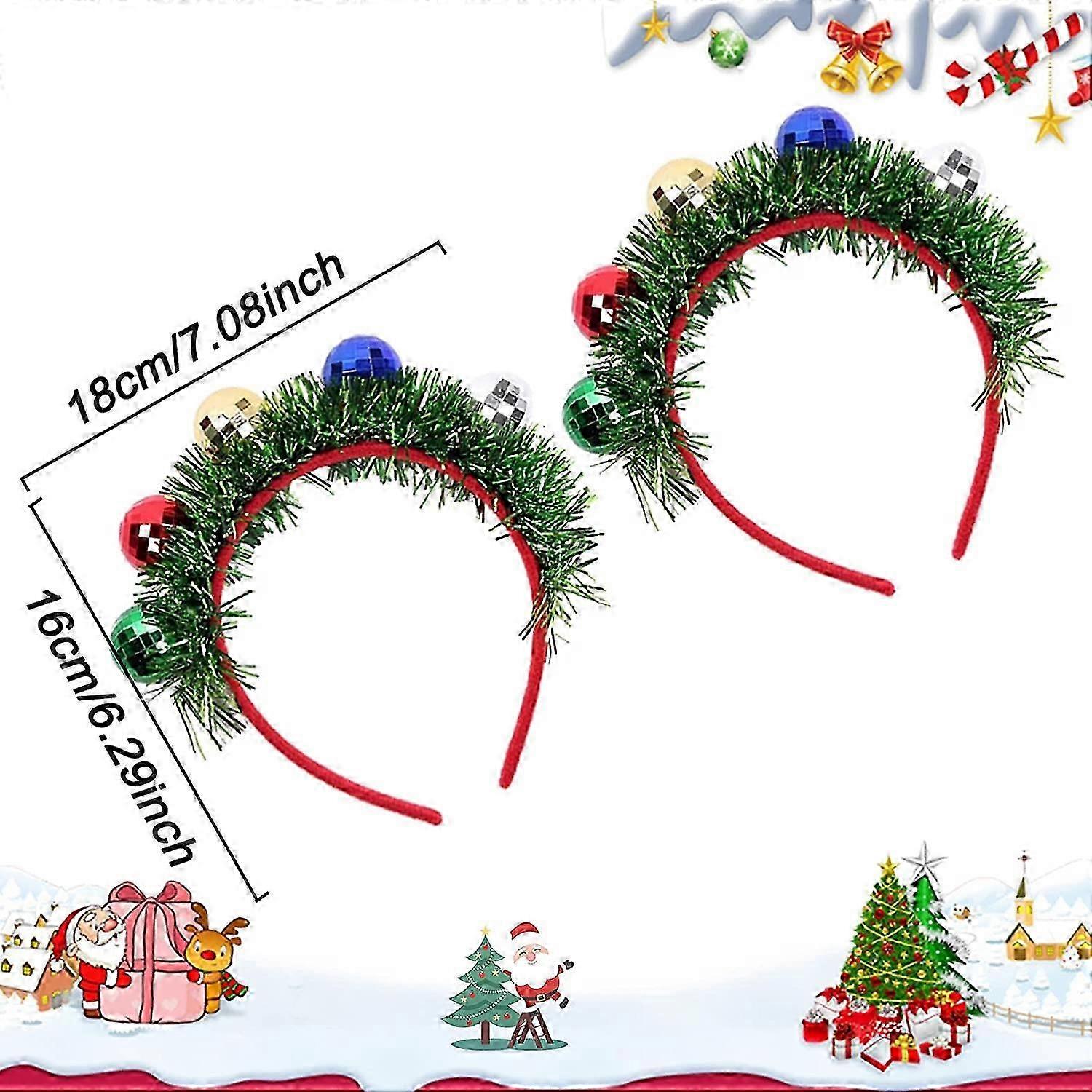 Holiday Headbands for Kids with Christmas Ball Ornaments | Fruugo UK