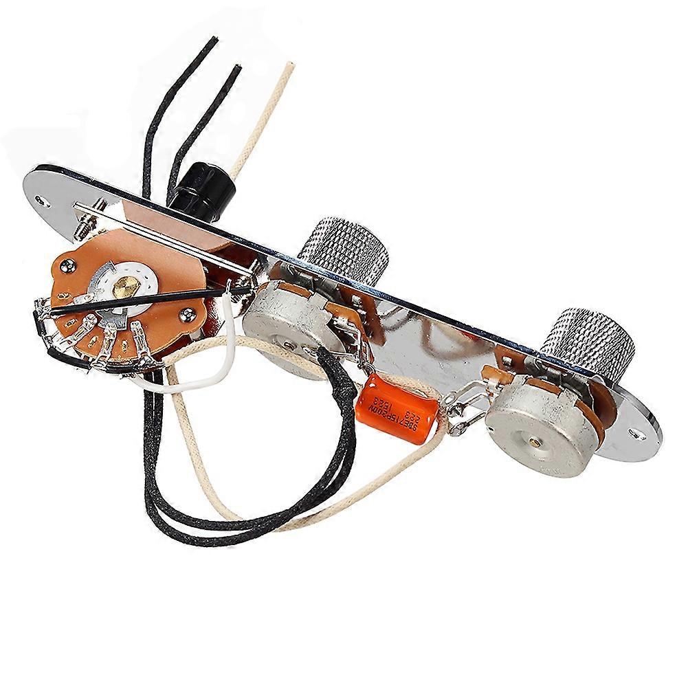 Loaded Control Plate Pre-Wired 3-Way Blade Switch with Wiring Harness ...