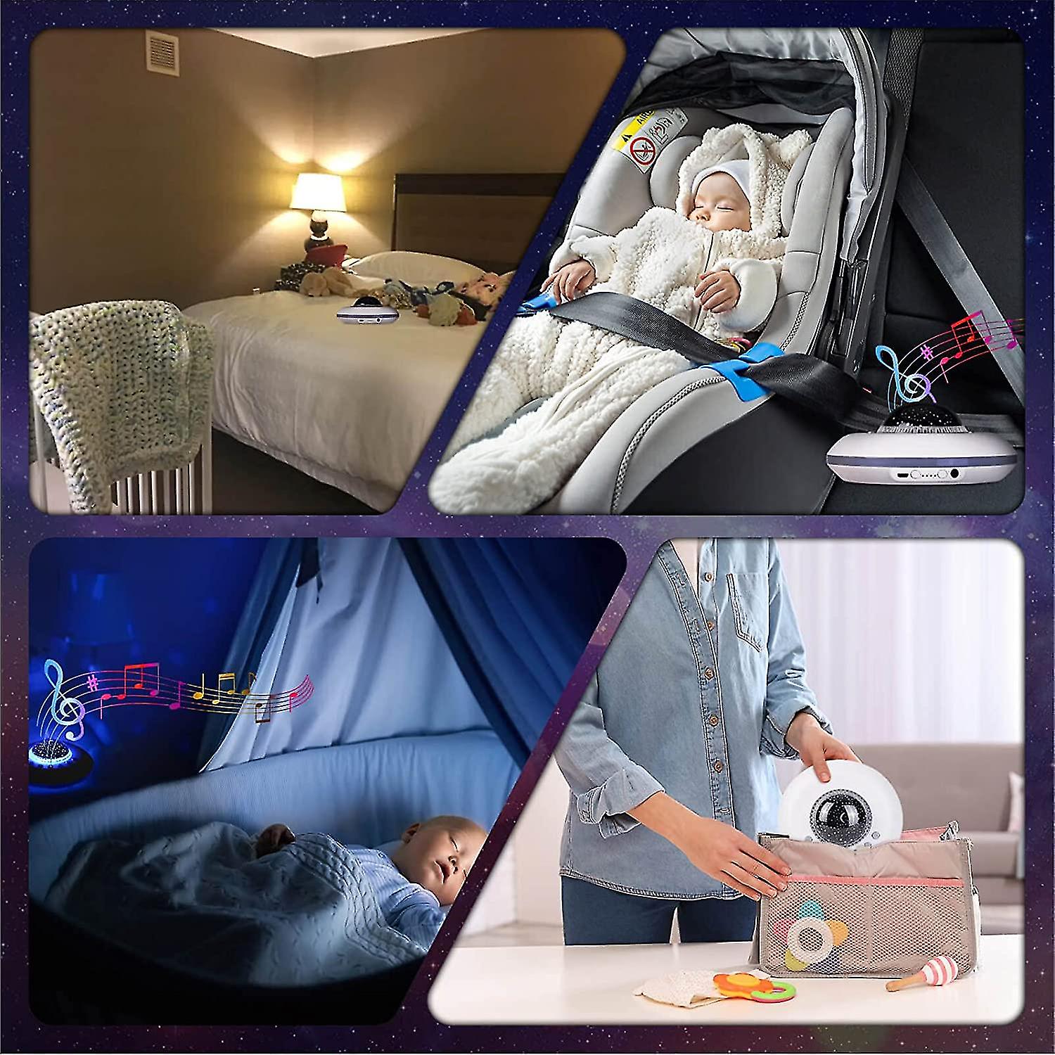 White Noise Machine For Sleeping Baby And Adults Portable Kids Sound ...