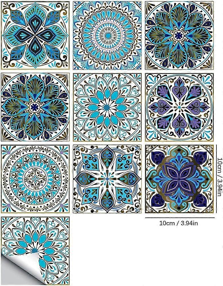 3D Mosaic Self-adhesive Tile Stickers, Oil-proof Waterproof Wall Decals ...