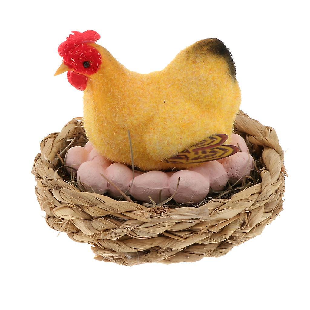 Artificial Realistic Chicken And Egg Outdoor Garden Figure | Fruugo SE