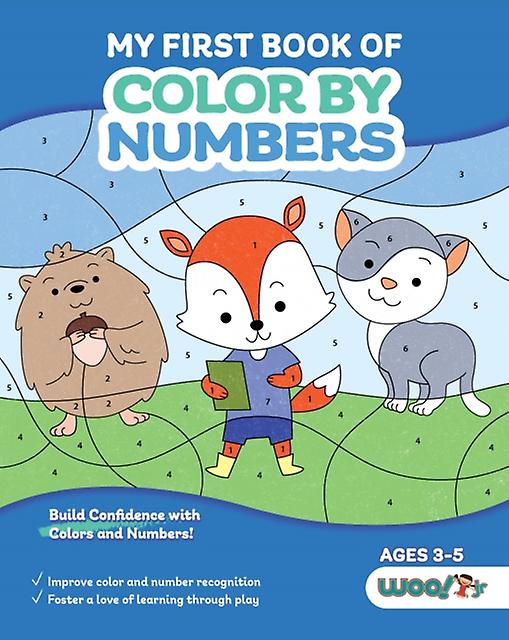 My First Book of Color by Numbers by Woo Jr. Kids Activities | Fruugo FR