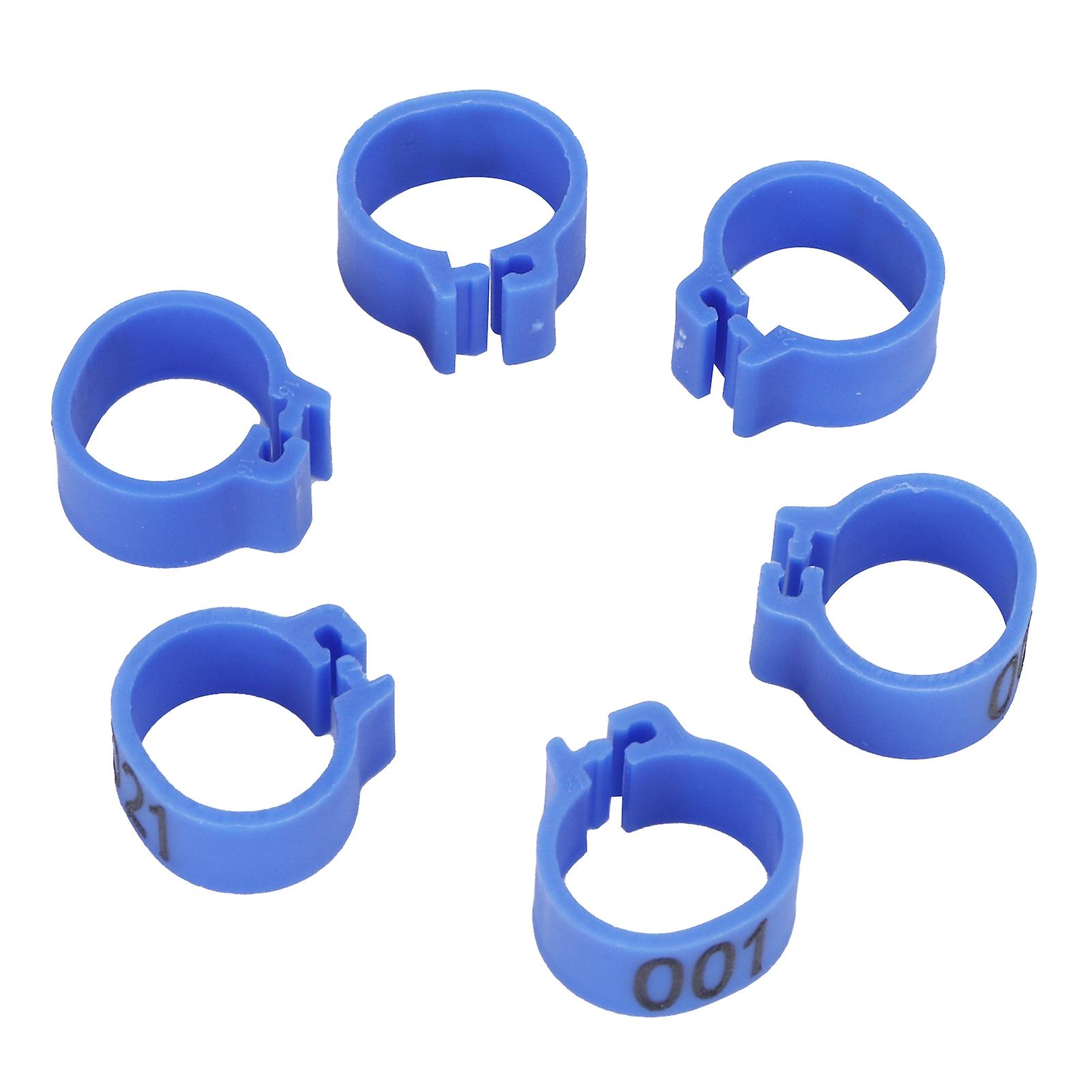 Bird Foot Rings 100 Pcs Numbered 10mm Identification Clips for Pigeons ...