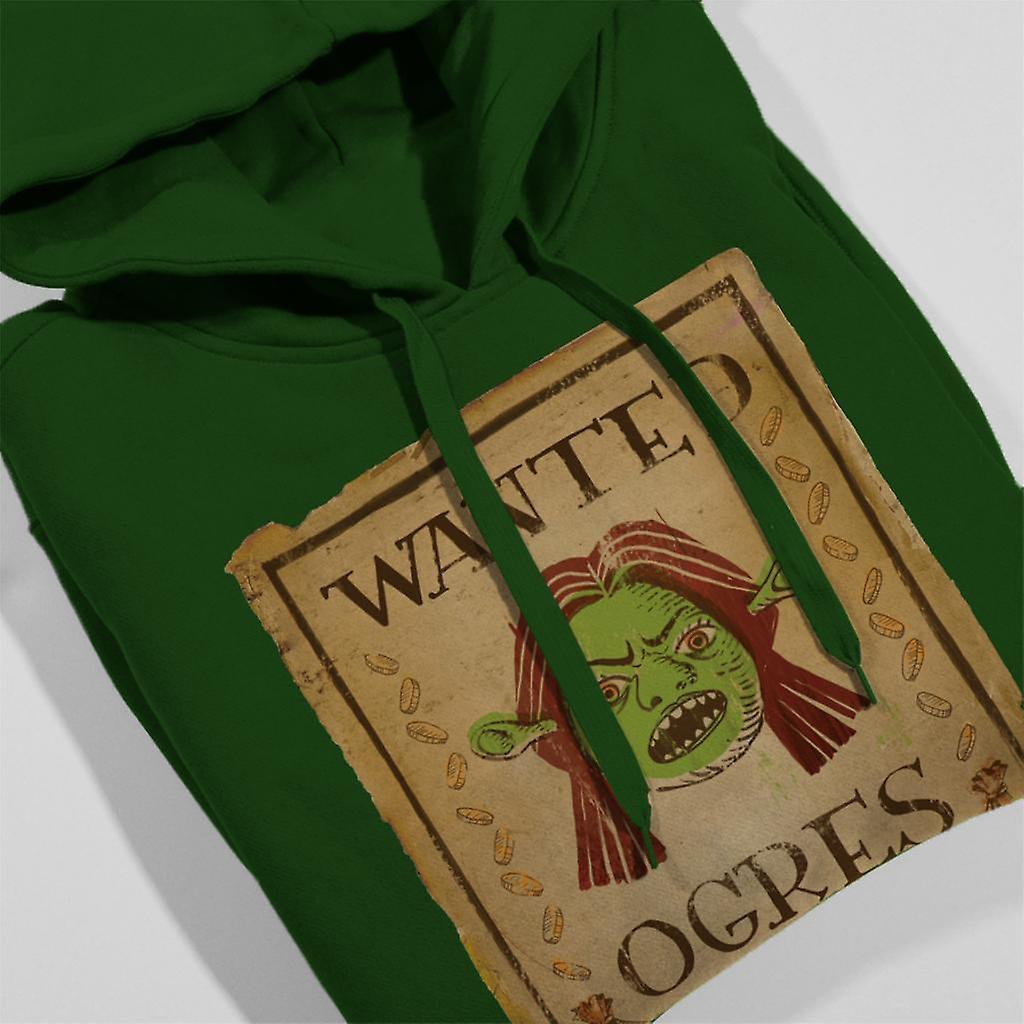 Shrek Princess Fiona Wanted Ogres Reward Women's Hooded Sweatshirt ...