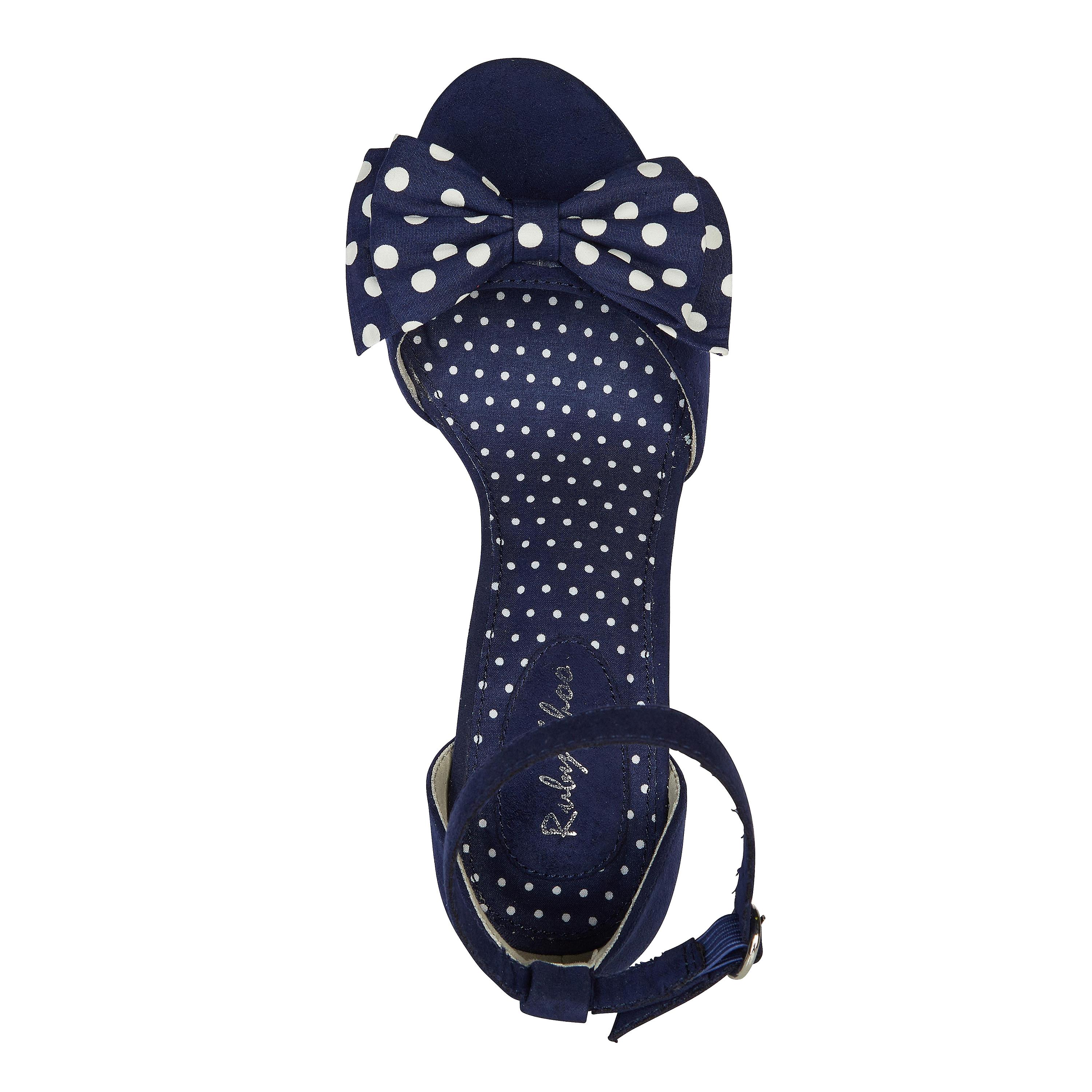 Ruby Shoo Dorry Red Peeptoe Sandal with Bow | Fruugo US