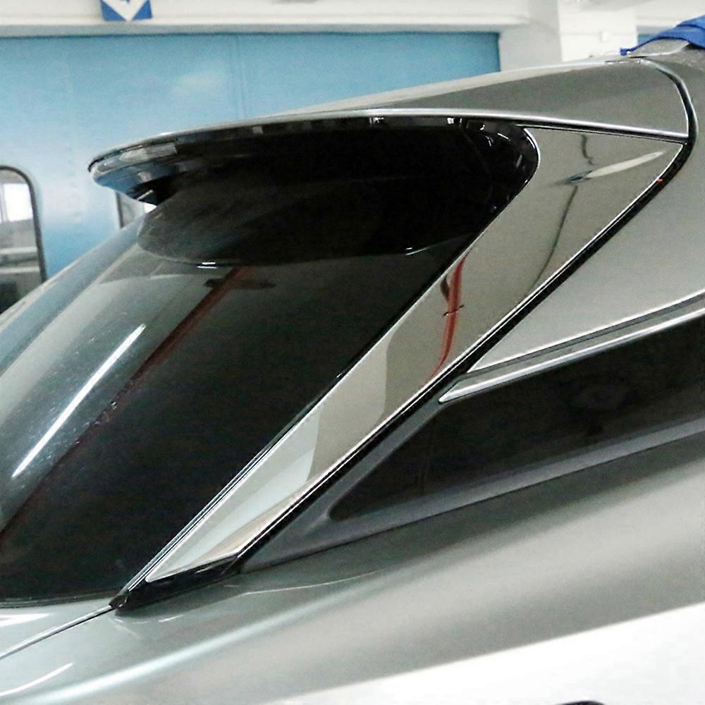 Stainless Steel Chrome Rear Window Side Spoiler Wing Trim for Lexus RX ...