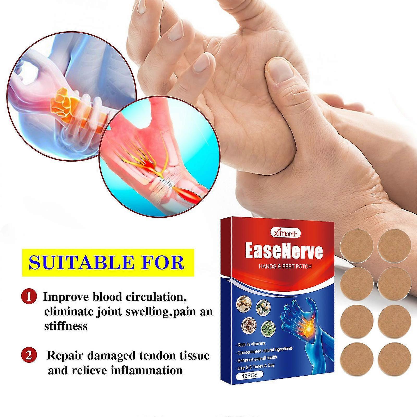 Ximonth Hand And Foot Joint Care Patch Relieves Wrist Pain, Foot Knee ...