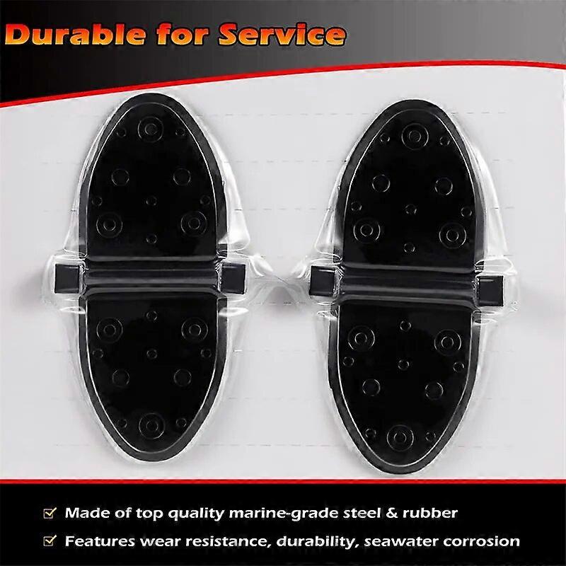 (Set of 2) Exhaust Y Pipe Flappers Water Shutters Kit 807166A1 ...