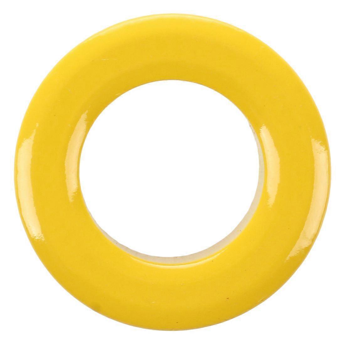 2 Pcs 33mm x 19mm x 11mm Yellow White Iron Core Ferrite Rings Toroid ...