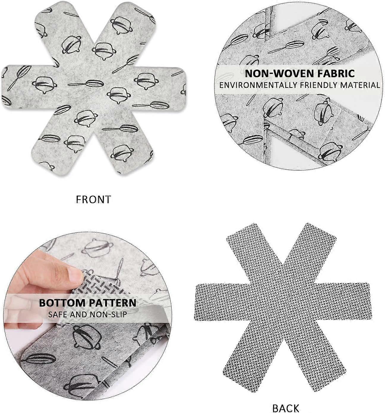 6 Pack Pot Protectors, Pot Dividers, for Separating Pots in Kitchen ...