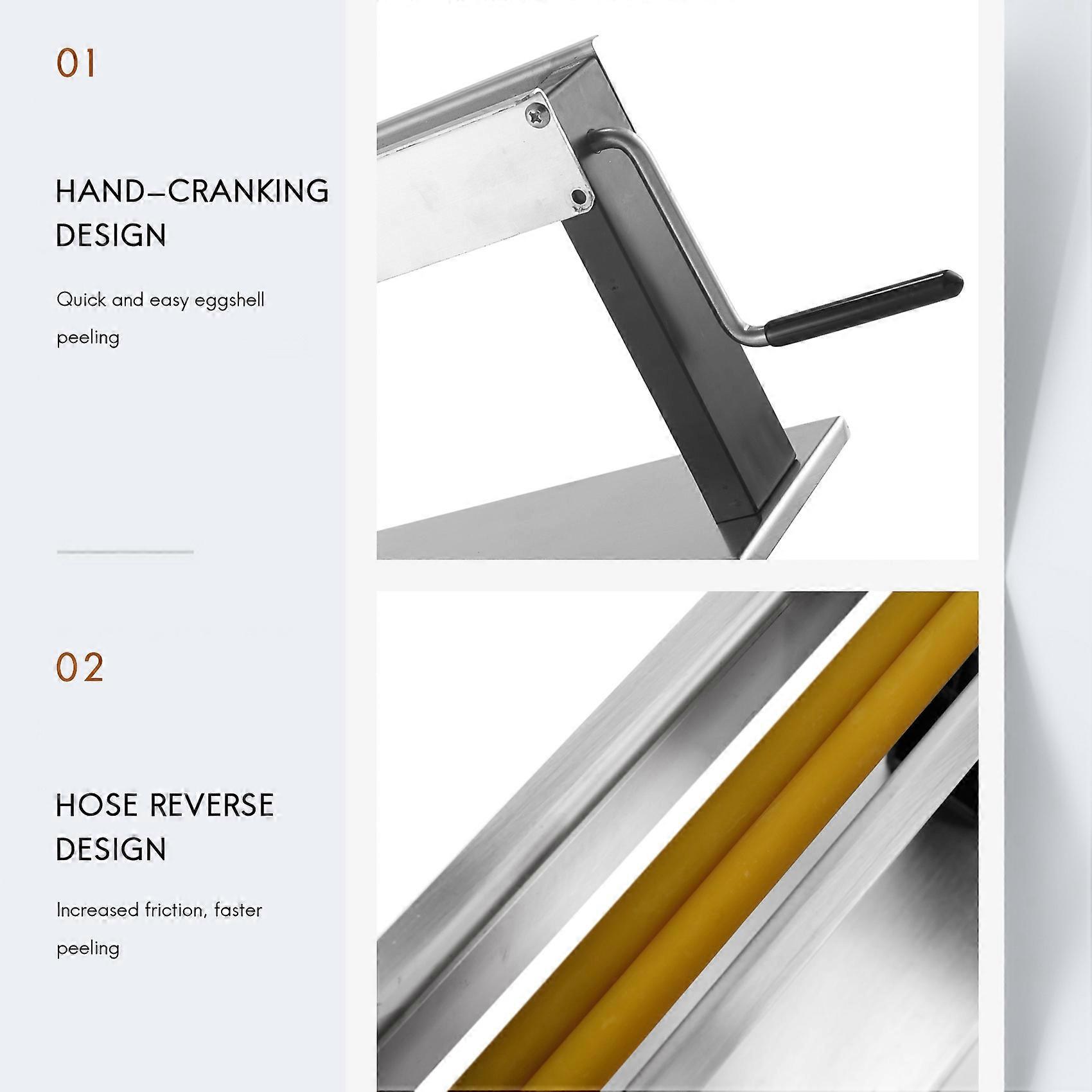 Egg Huller Manual Household Portable Hand Roll Quail Egg Peeler Manual ...