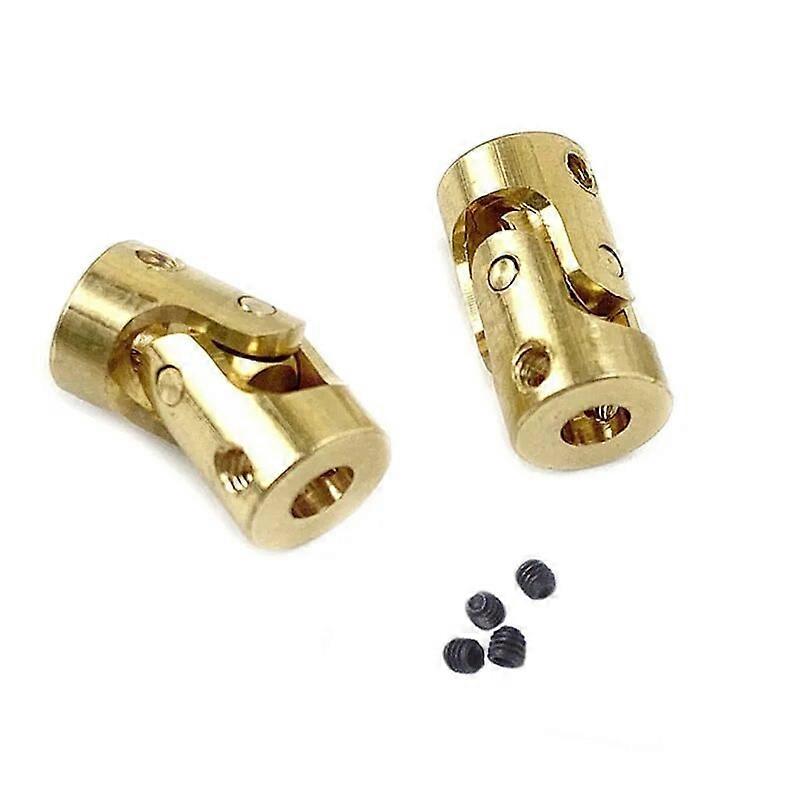 5/1Pcs 3mm Mini Coupling Brass Universal Joint Rc Boat Car Metal Cardan ...