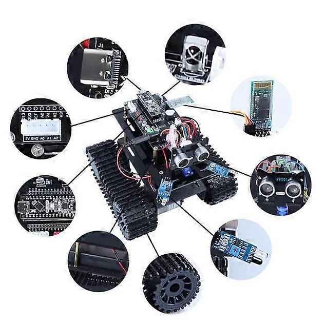 Tank Robot Kit with Mega 328P for Teens Adults- Programmable ...