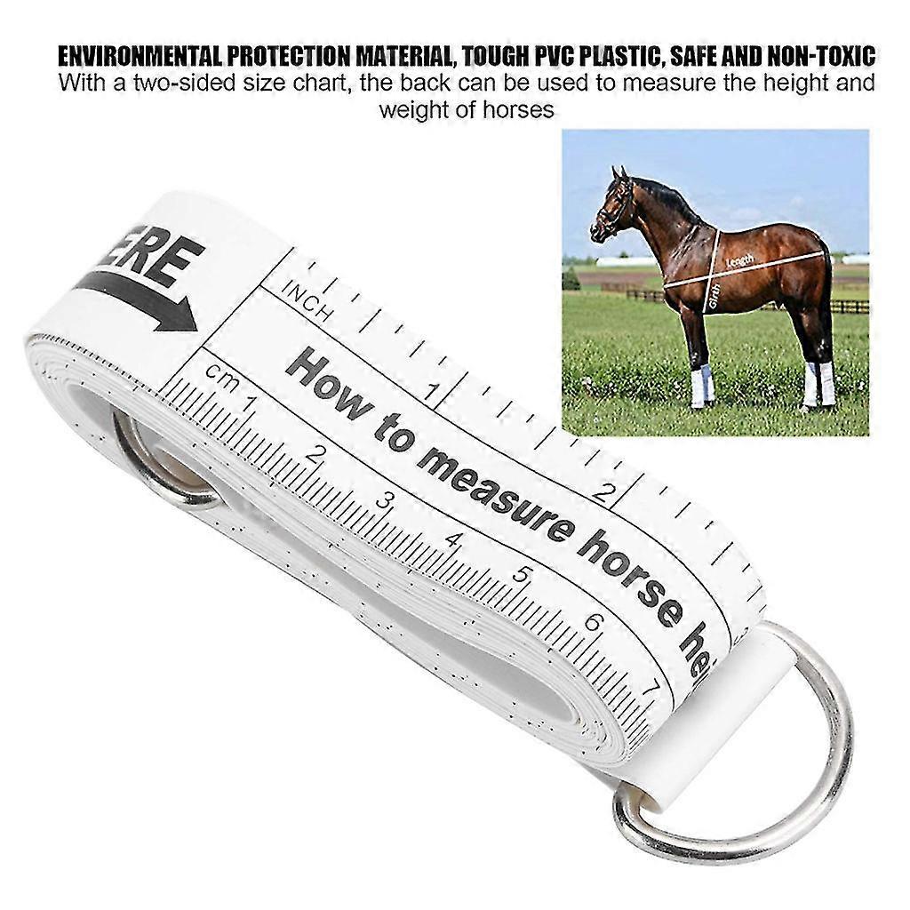 Horse & For Pony Easy Measure Height & Weight Tape 2.5 Meter/ 98 In ...