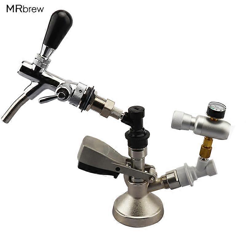 Beer Keg Tap System "G" Keg Coupler with Adjustable Beer Tap Faucet and ...