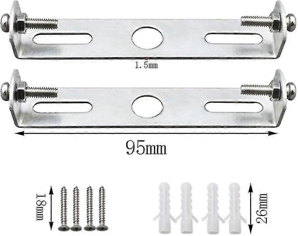 6 Pieces Ceiling Light Fixture Bracket Ceiling Light Plate Holder ...