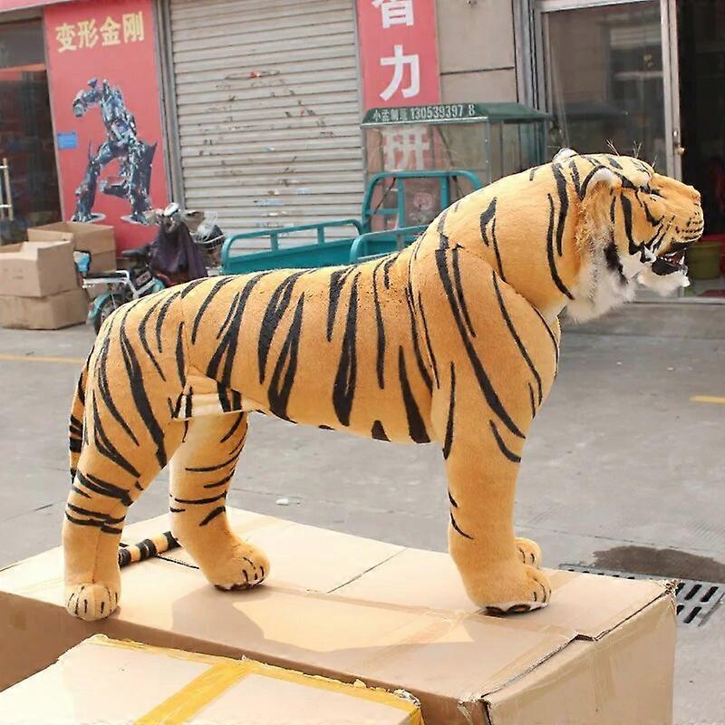 1.2m Cool Standing Siberian tiger Simulated Animals decor Steel frame ...