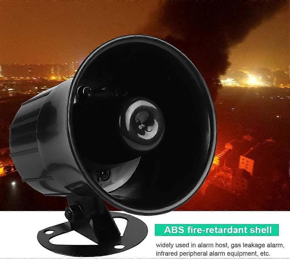 120db DC 12V Alarm Siren Speaker, Buzzer Alarm Siren, Wired Speaker ...