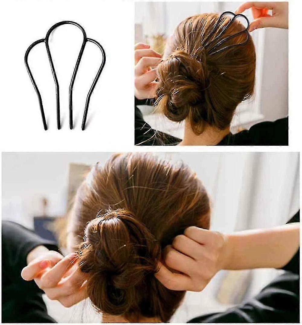 6 Piece Hair Side Combs Hair Fork Clip Teeth Hair Pin Stick For Updo ...
