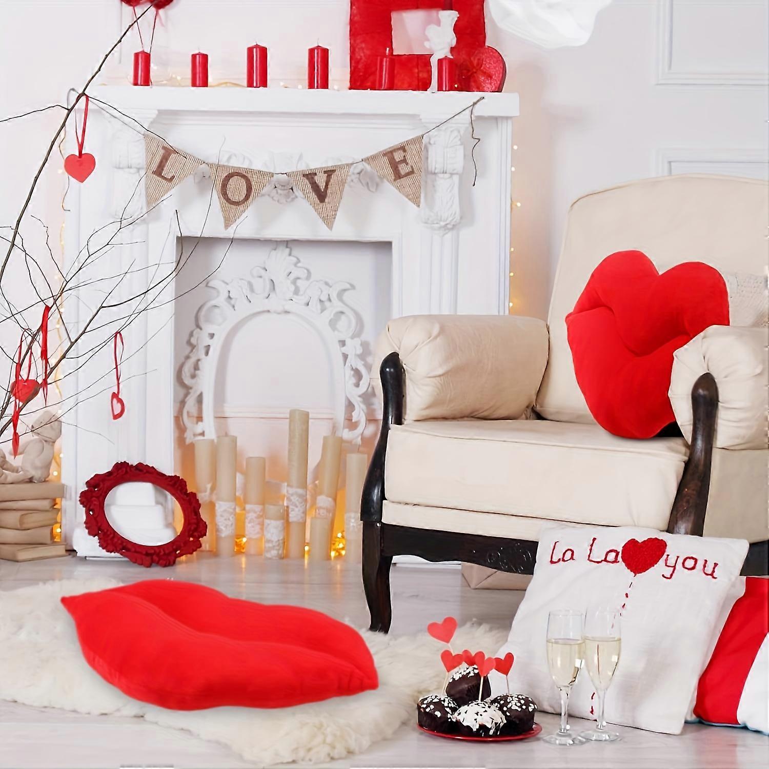 Sexy Red Lips Big Lips Cushion Cushion Cute Creative Novelty Plush Toy ...