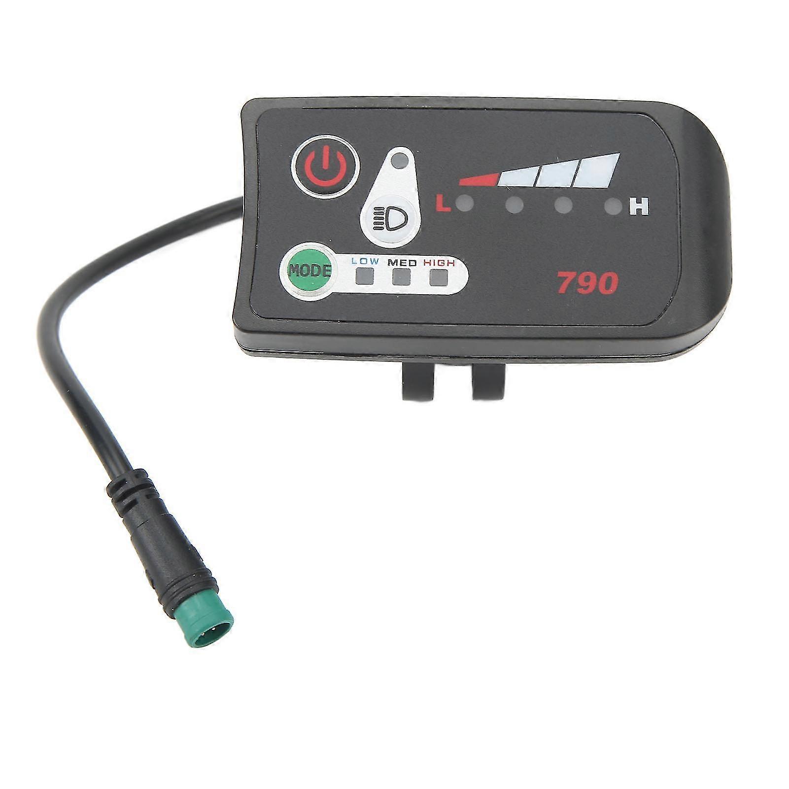 Electric Bike Led Power Display Panel Electric Bike Modification Display Meter With Waterproof ...