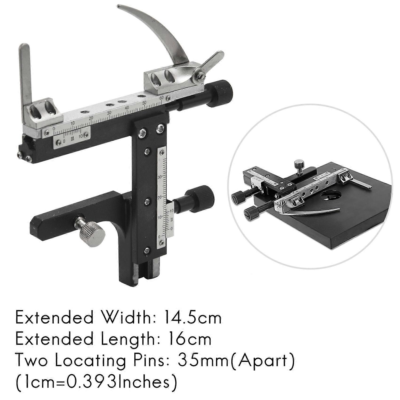 Microscope Attachable Mechanical Stage X-Y Moveable Caliper Vernier ...