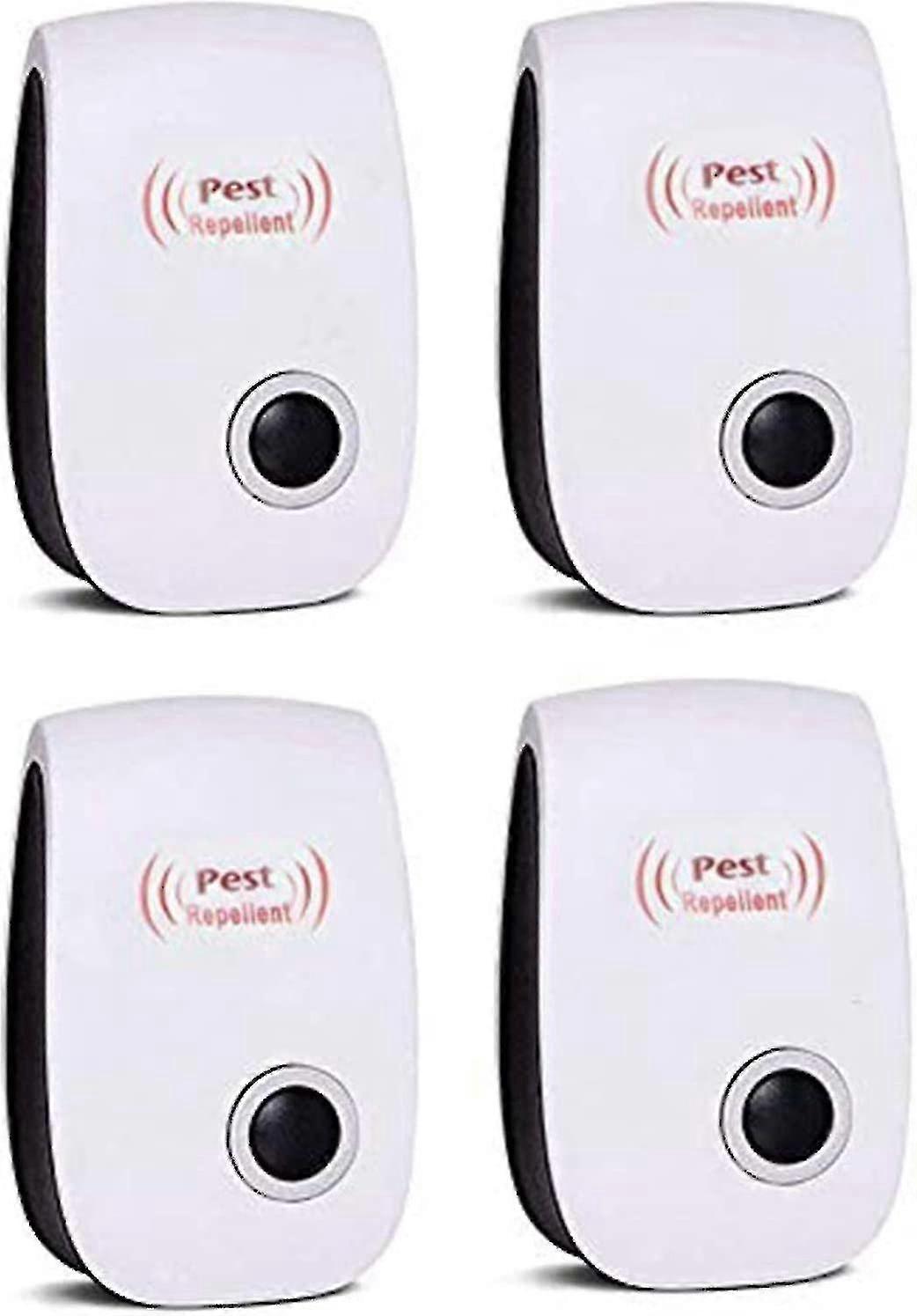 4 Ultrasonic Mice And Rats Repeller Ultrasonic Rodent Insect Repellent ...