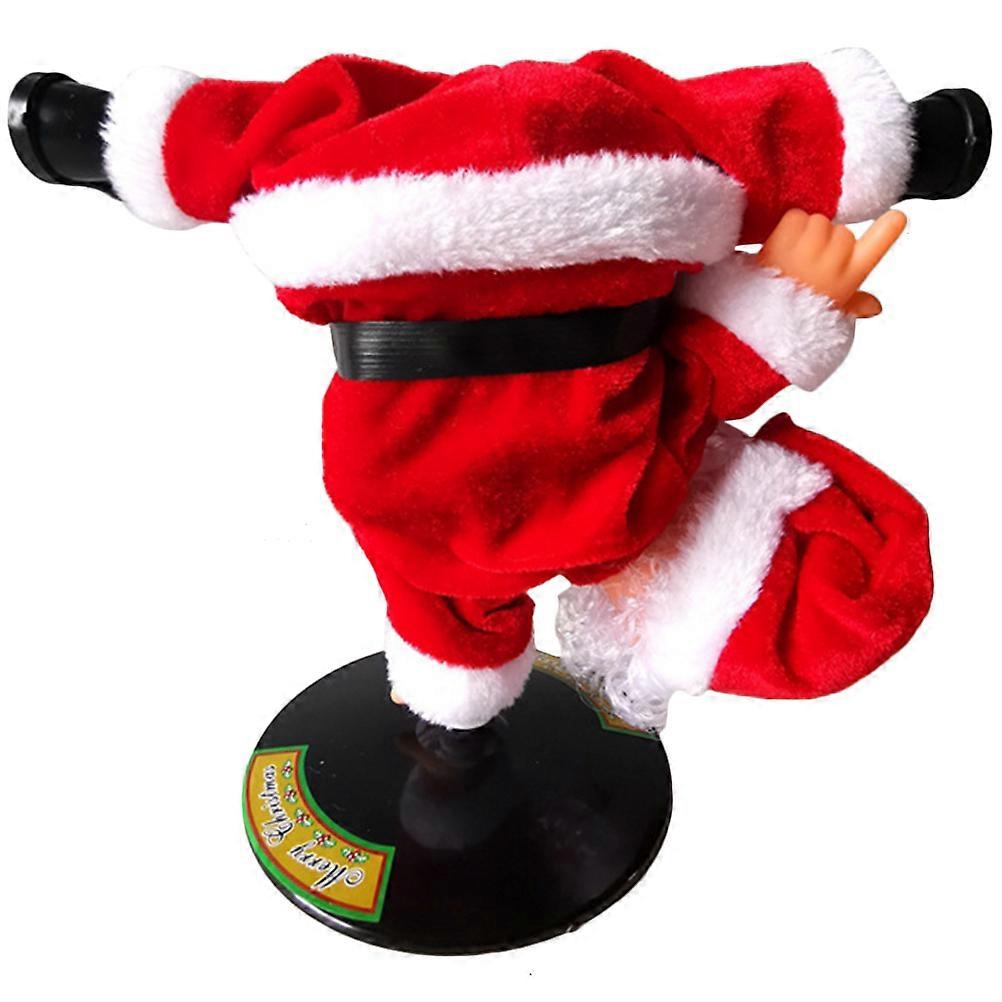Christmas Santa Doll Electric Handstand Dancing Santa Dancing Doll ...
