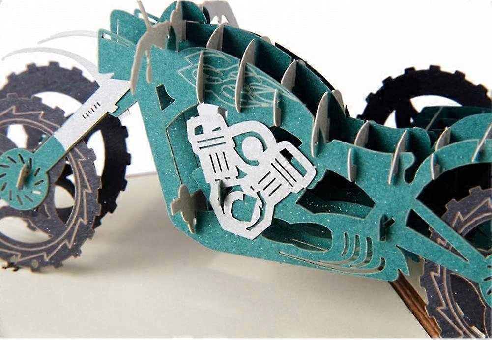 Motorcycle Pop Up Card. Motorcycle Birthday Cards. Motorcycle 3D ...
