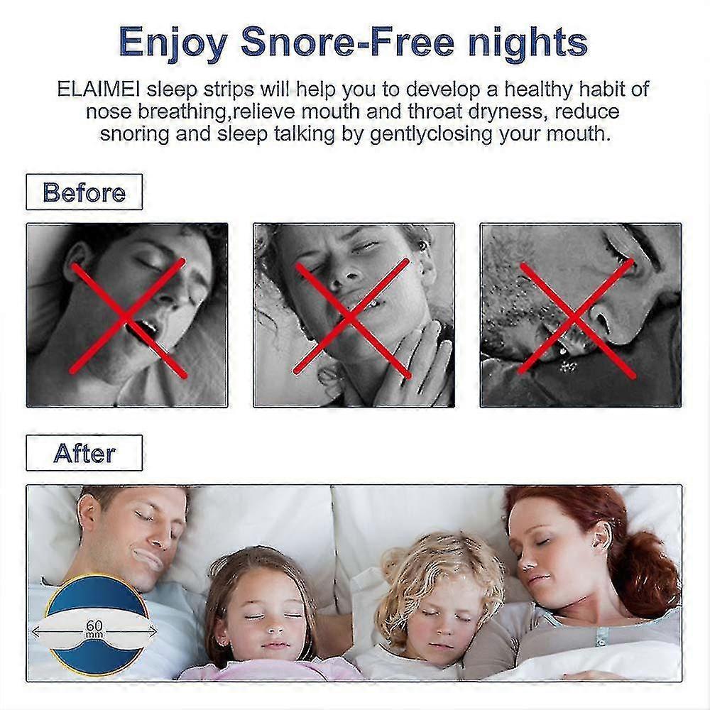 90 Packs Sleep Strips Sleeping Mouth Tape Anti-snoring Closed-mouth Patch | Fruugo UK
