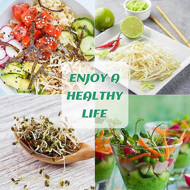 Seed Sprouting Plant Growing Kits Jar Kit Sprout Maker With 2 Wide ...