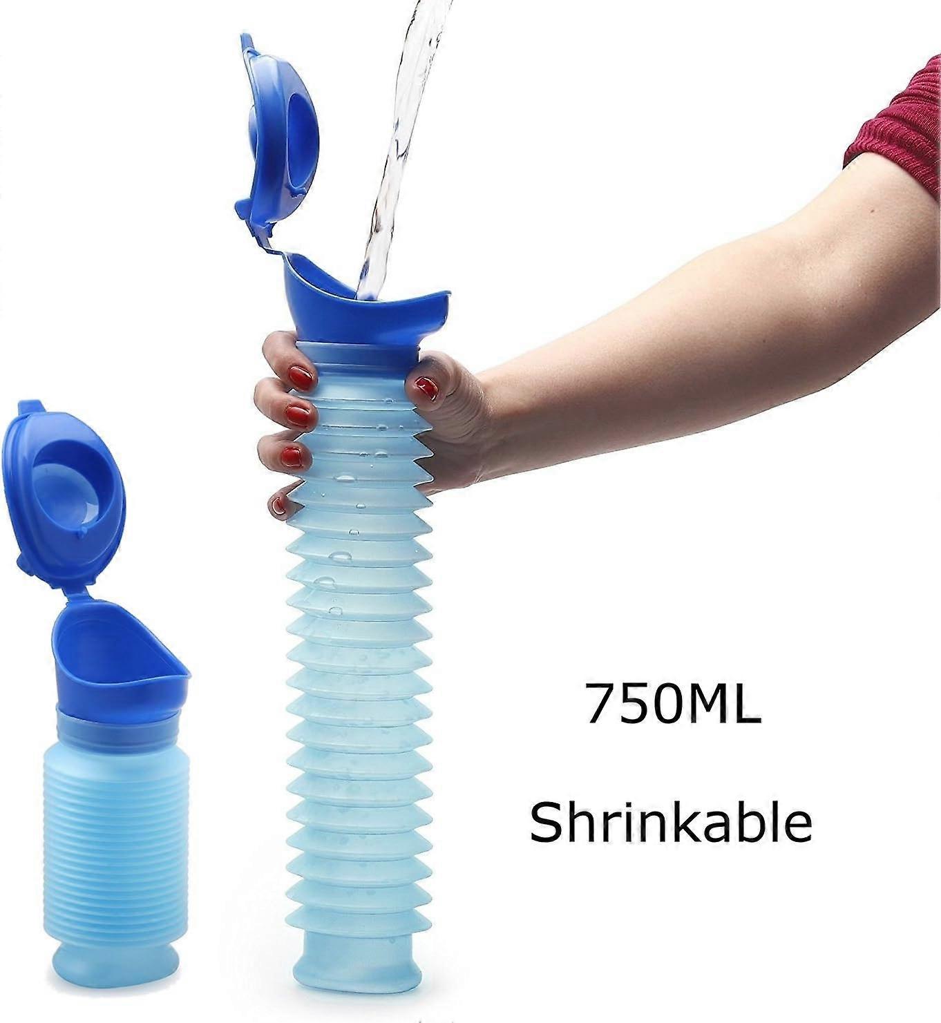 Toilet Urinal Outdoor Urine Bottle Funnel, 4pcs Shrinkable Mobile ...