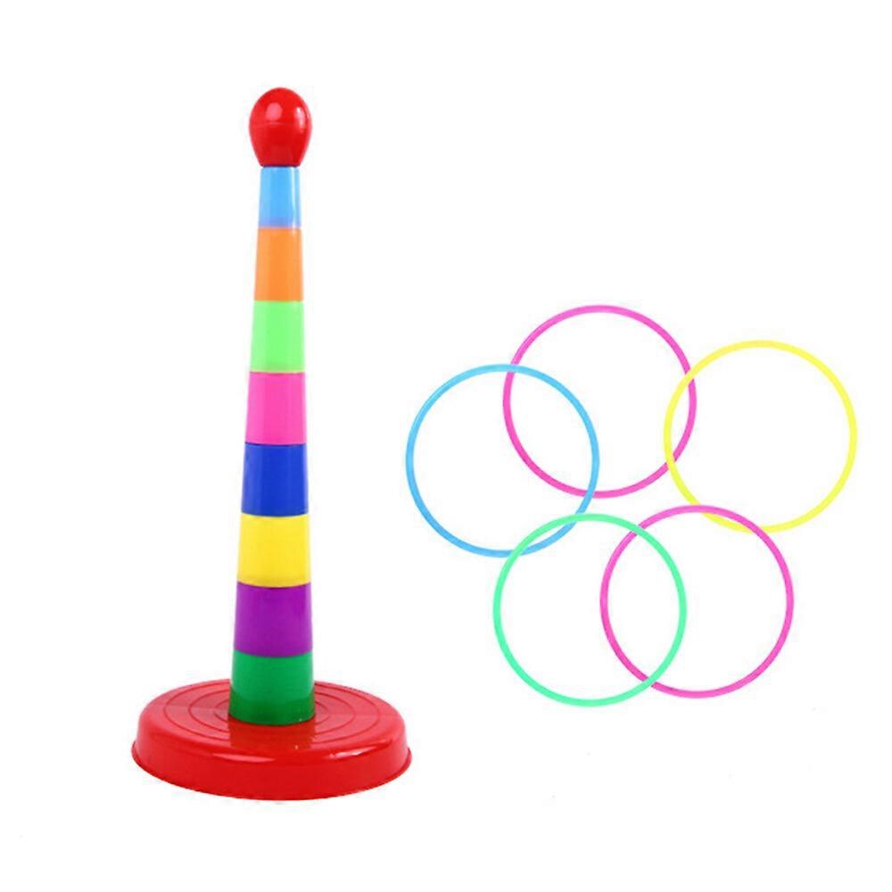 New Colorful Plastic Sport Ring Toss Game Set for Kids Garden Game Pool ...