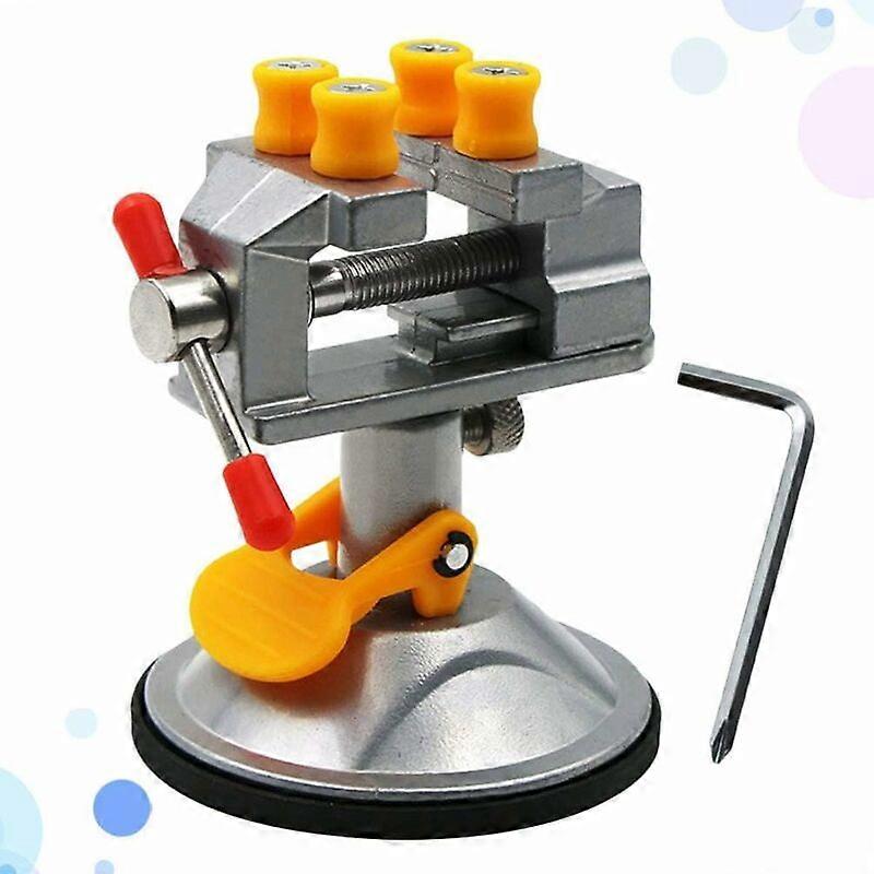 Mini Vise with Suction Cup, Bench Vise Drill for Jewelry Walnut Nuclear ...