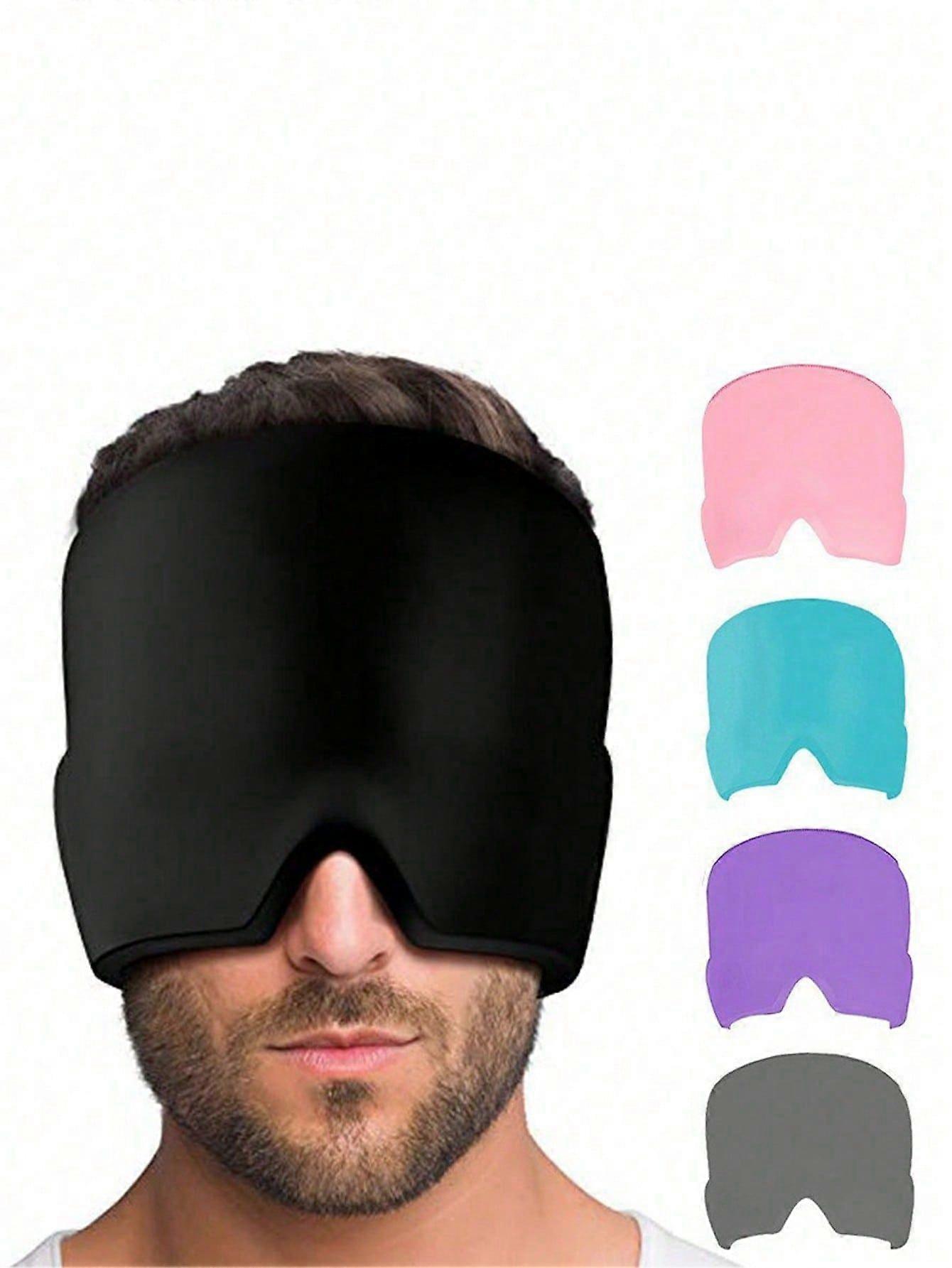 1pc Cooling Gel Ice Bag Cap - Relieve Headache, Migraine, Sleep Hat ...