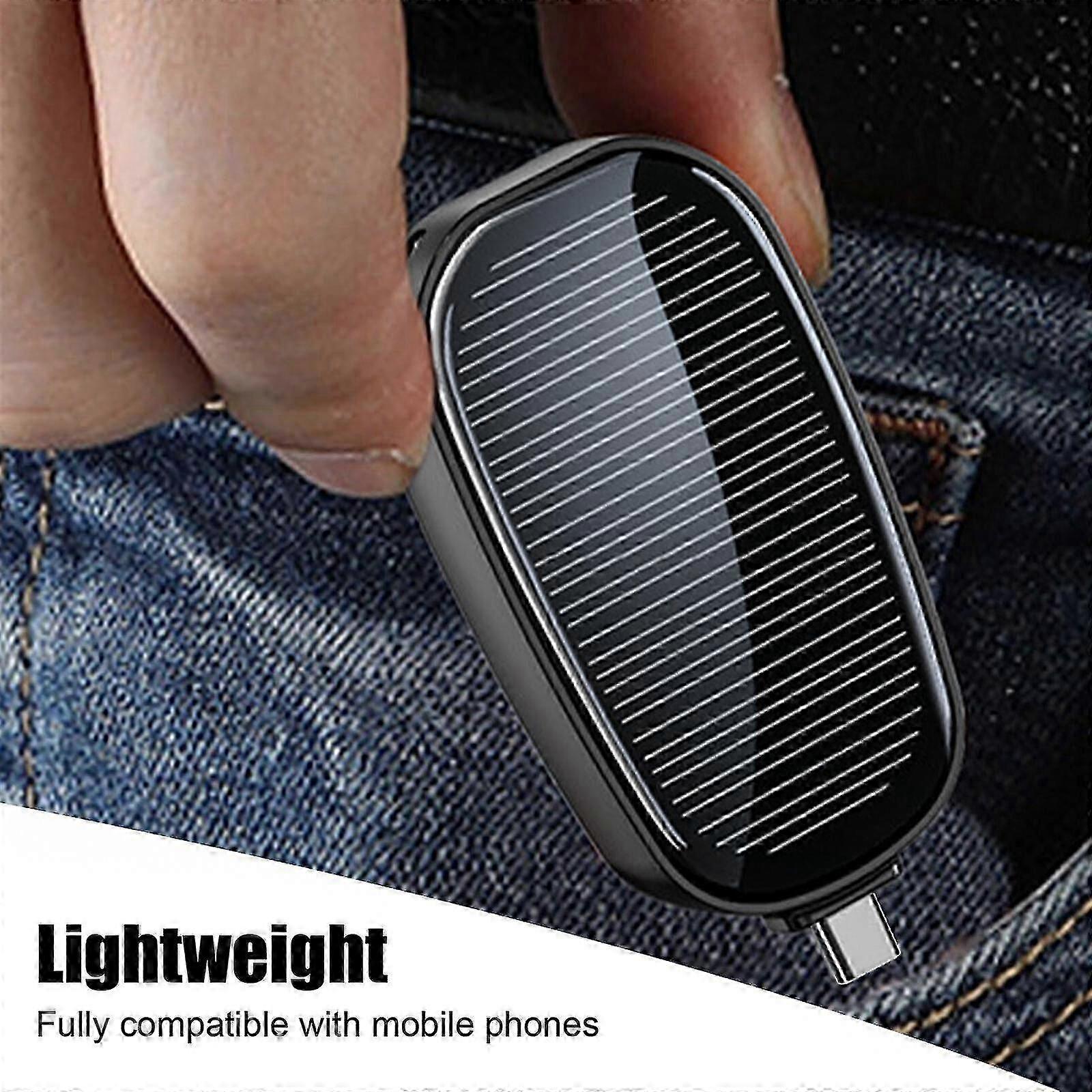 Mini Solar Power Bank Portable Keychain Powerbank For Cell Phone ...