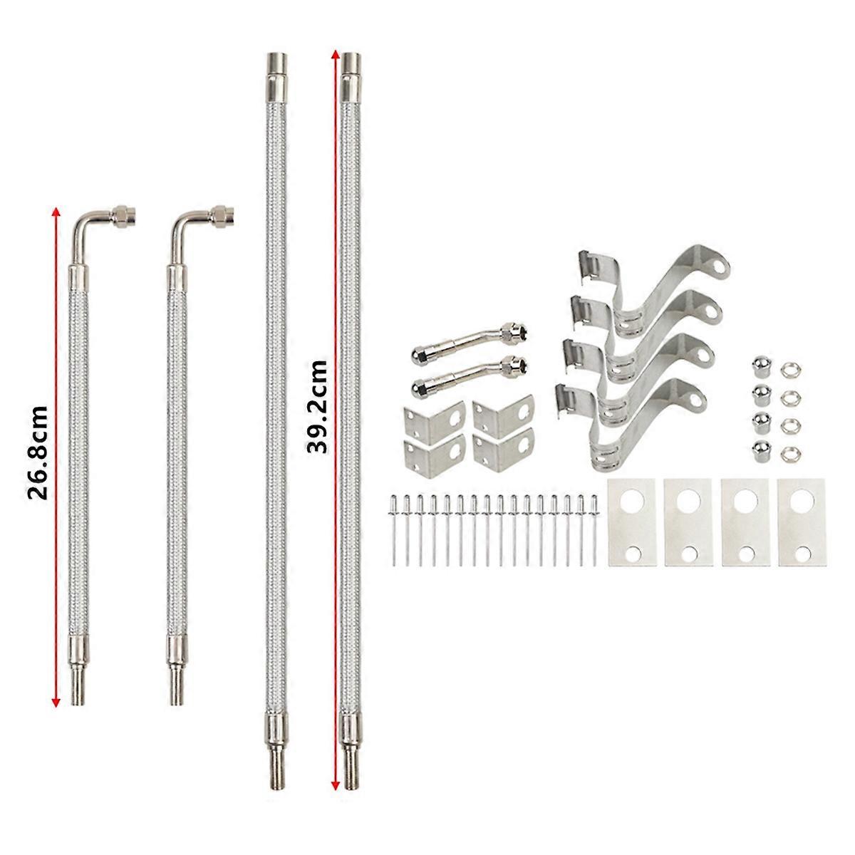 Dually Valve Stem Extenders Kit, Braided Valve Stem Extension Fits ...