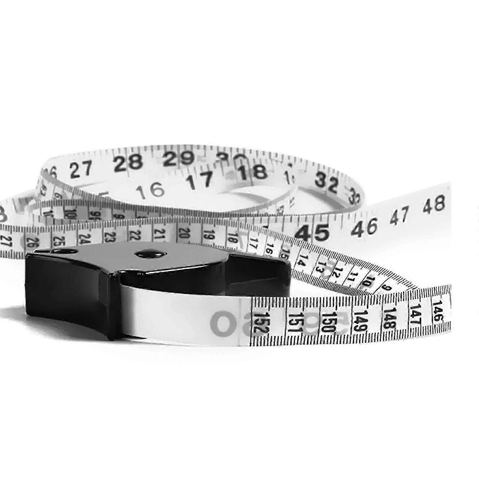 Double Scale Body Fat Clamp Measuring Skinfold Meter Measurement Tape ...