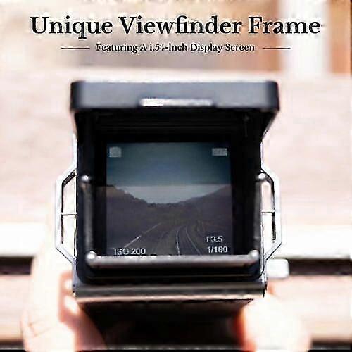 CHUZHAO Retro Mini Digital Camera-4K Autofocus Twin-Lens Vintage Camera ...