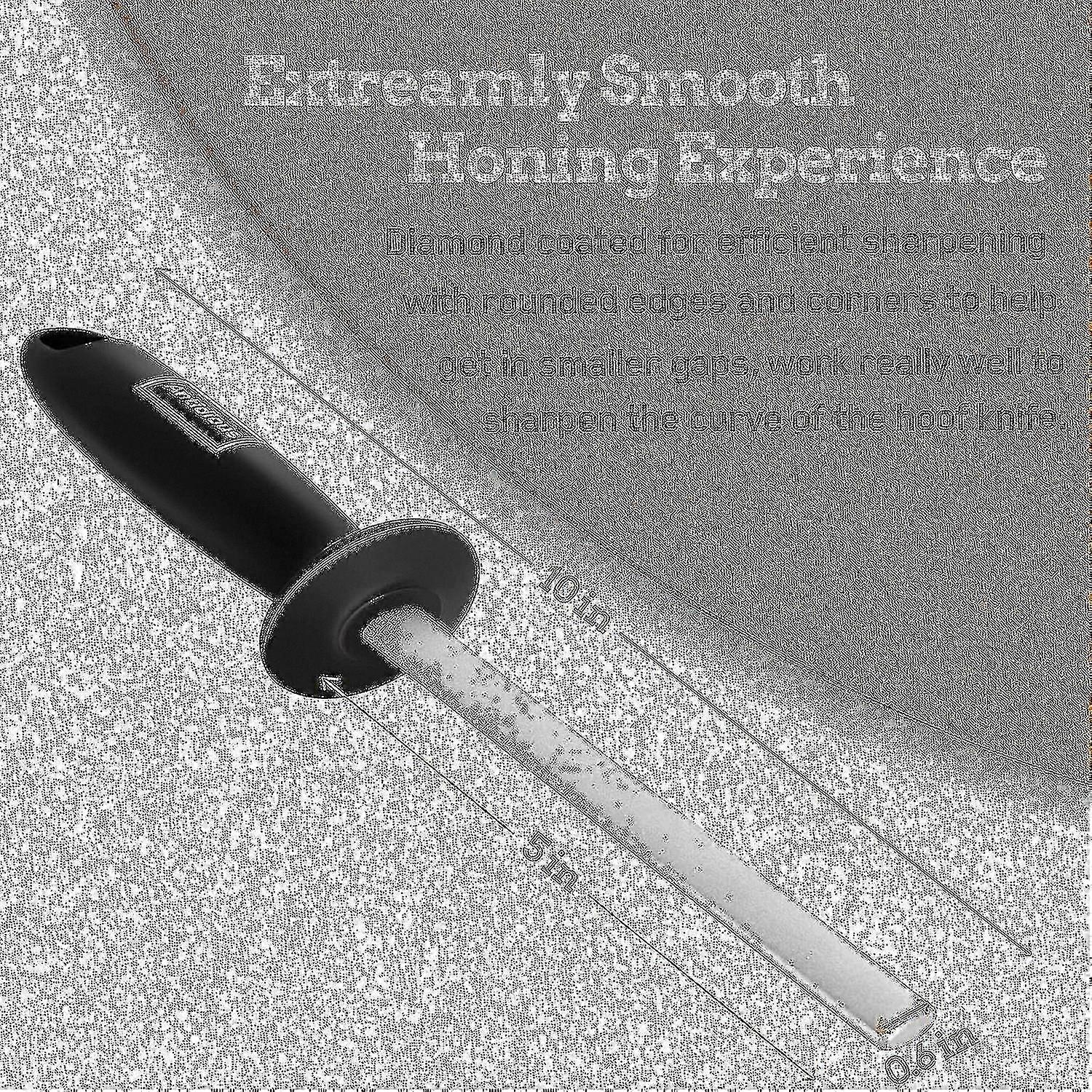 5 Inch Diamond Coated Honing Rod for Sharpening Hoof Knives and Cutting ...