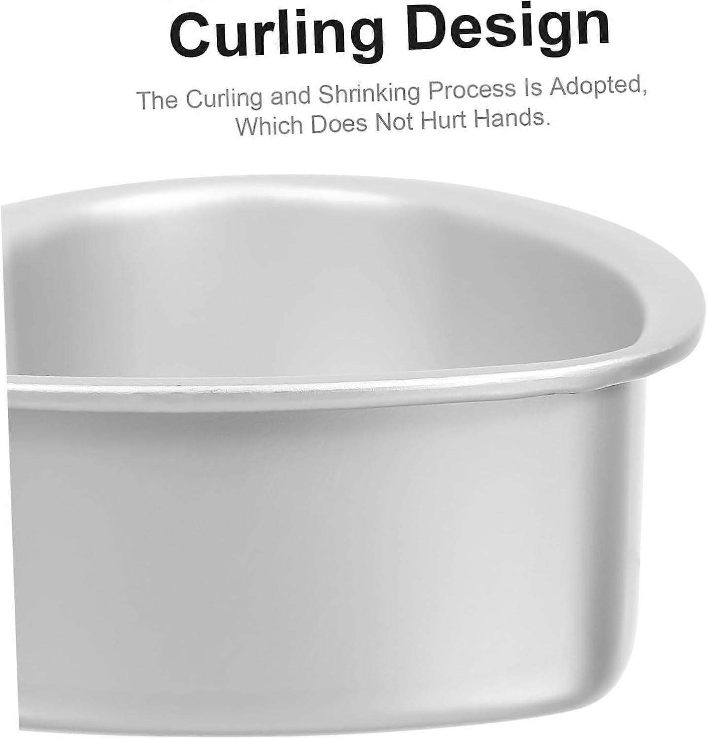 Heart Shaped Removable Bottom Anodized Aluminum Cake Pan Tin Baking ...